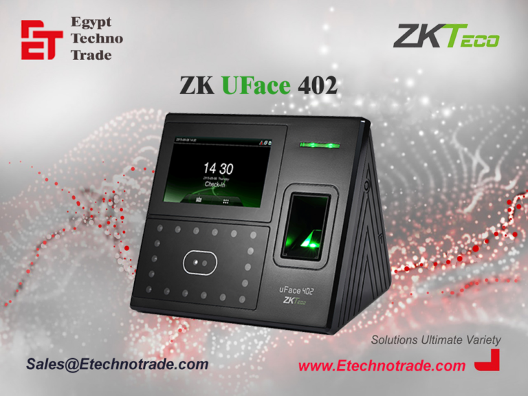 سعر جهاز حضور وانصراف بصمة وجه ZKTeco UFace402 | Egypt Techno Trade